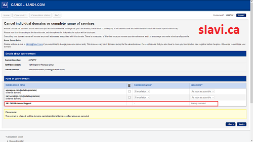 How To Cancel 1and1s Extended Php Support Php 4 Orbisius