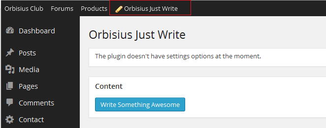 How To Add A Custom Link With An Icon To The Wordpress Admin Bar Orbisius 