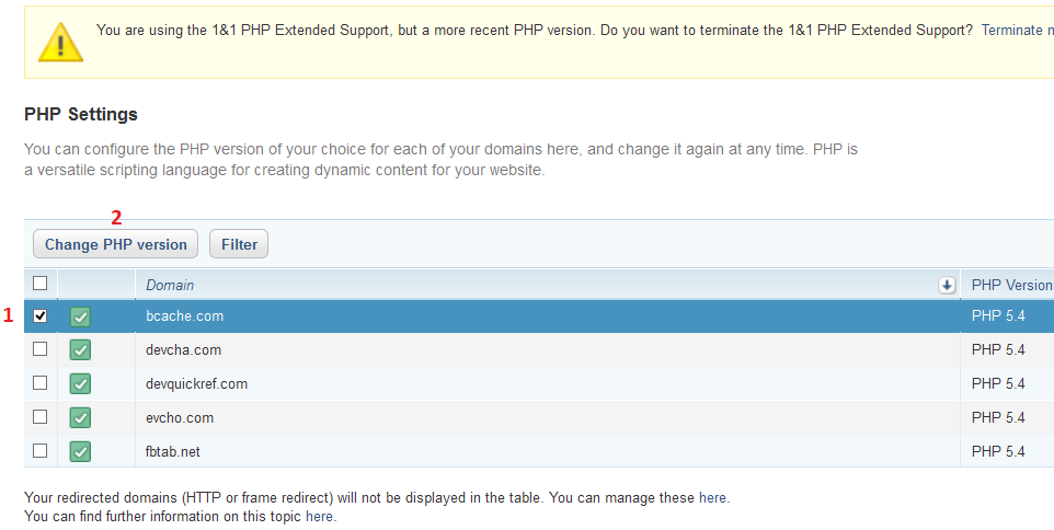 How to Cancel 1and1's Extended PHP Support (php 4) - Orbisius